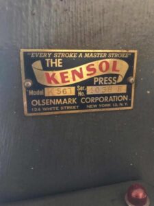 History-Kensol-Franklin-Hot-Stamping-Machines-press | Nationwide Parts ...